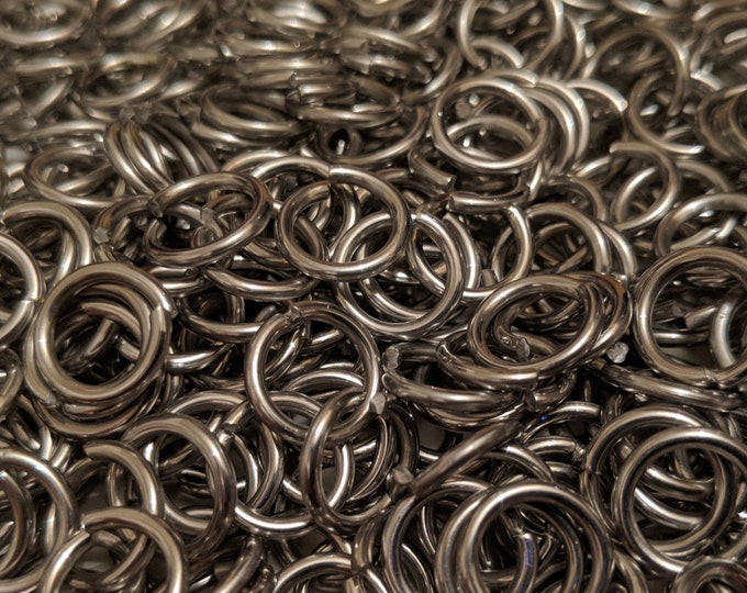 Bright Aluminium (silver) Chainmail Jump Rings 16 Gauge 5/16" Inner ...