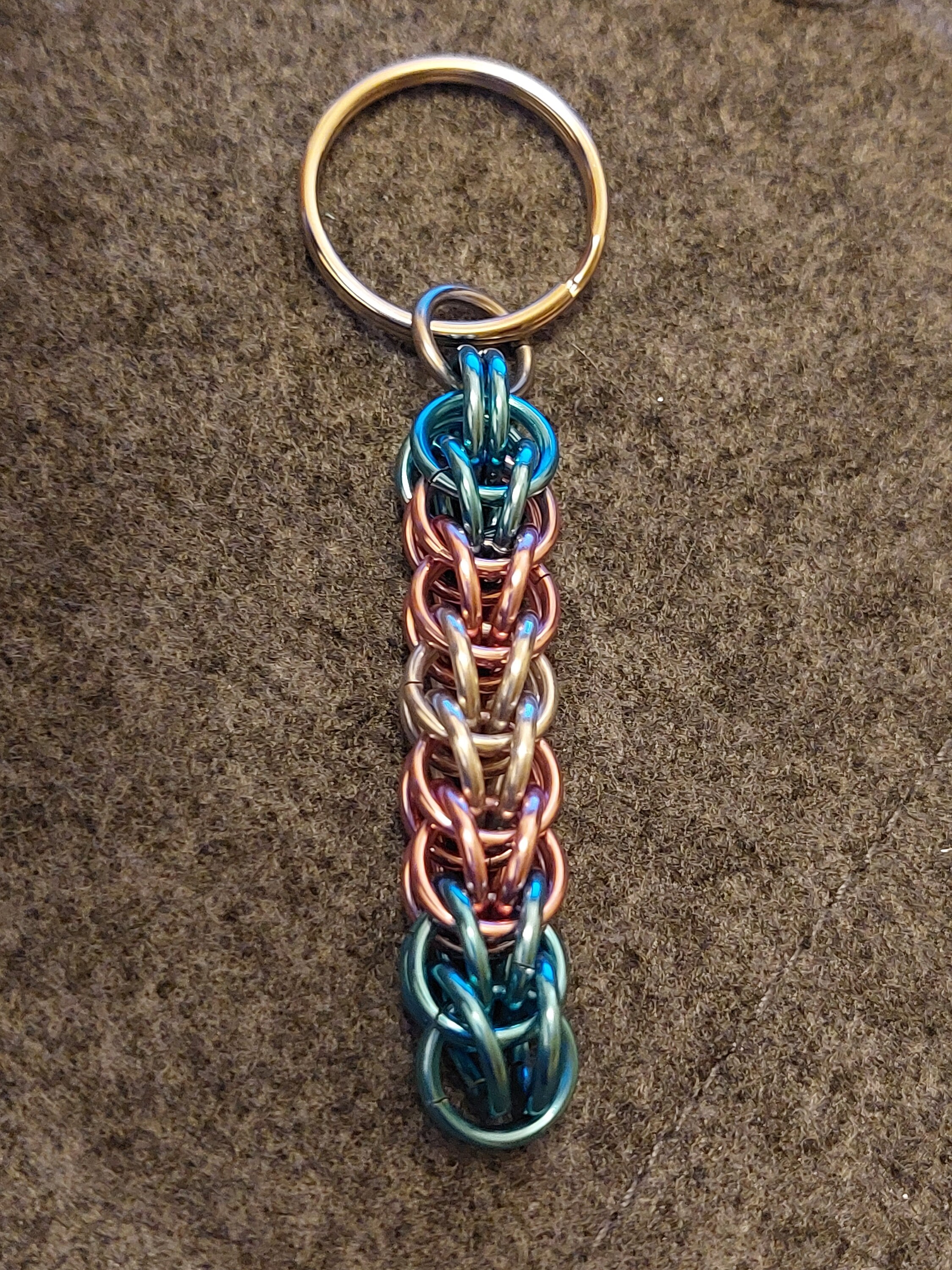 Transgender Pride / Trans Pride Chainmail Keyring / Keychain - Etsy