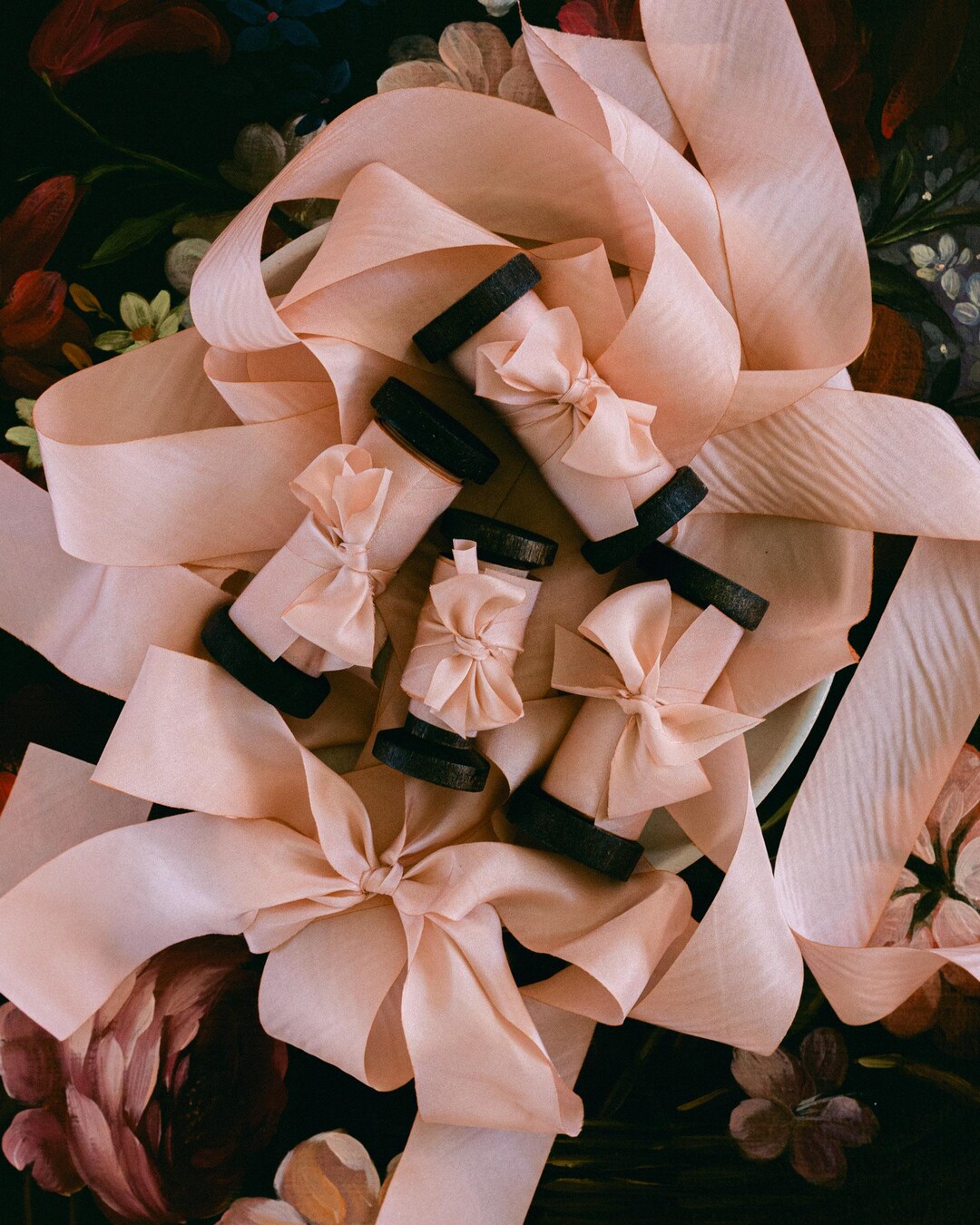 Peach Silk Ribbon Peach Invite Ribbon Peach Pure Silk Ribbon - Etsy