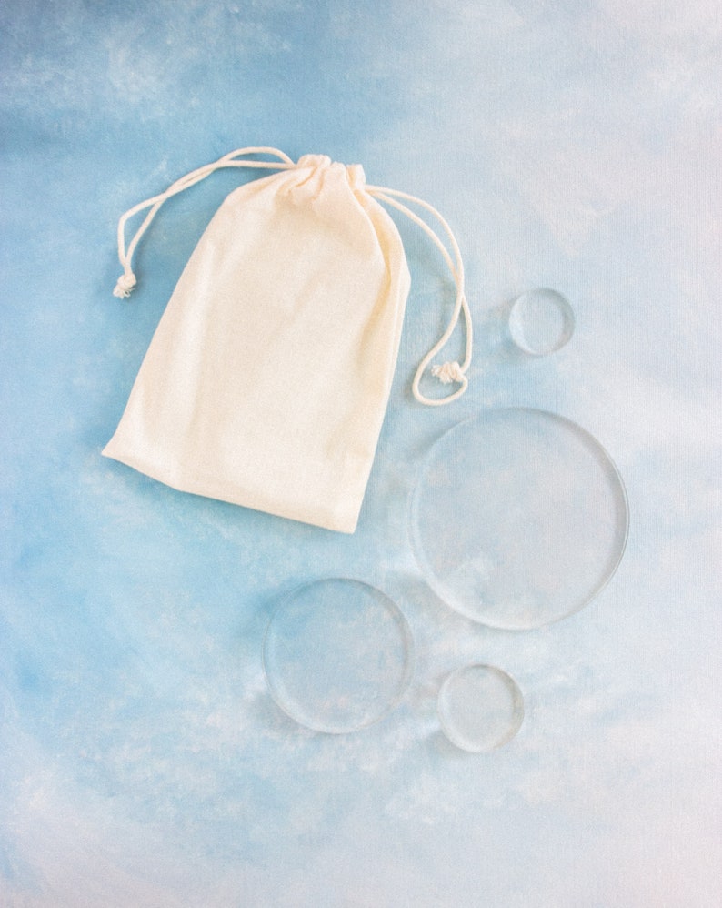 Round Acrylic Risers - Flat Lay Kit - Photography Prop - Etsy