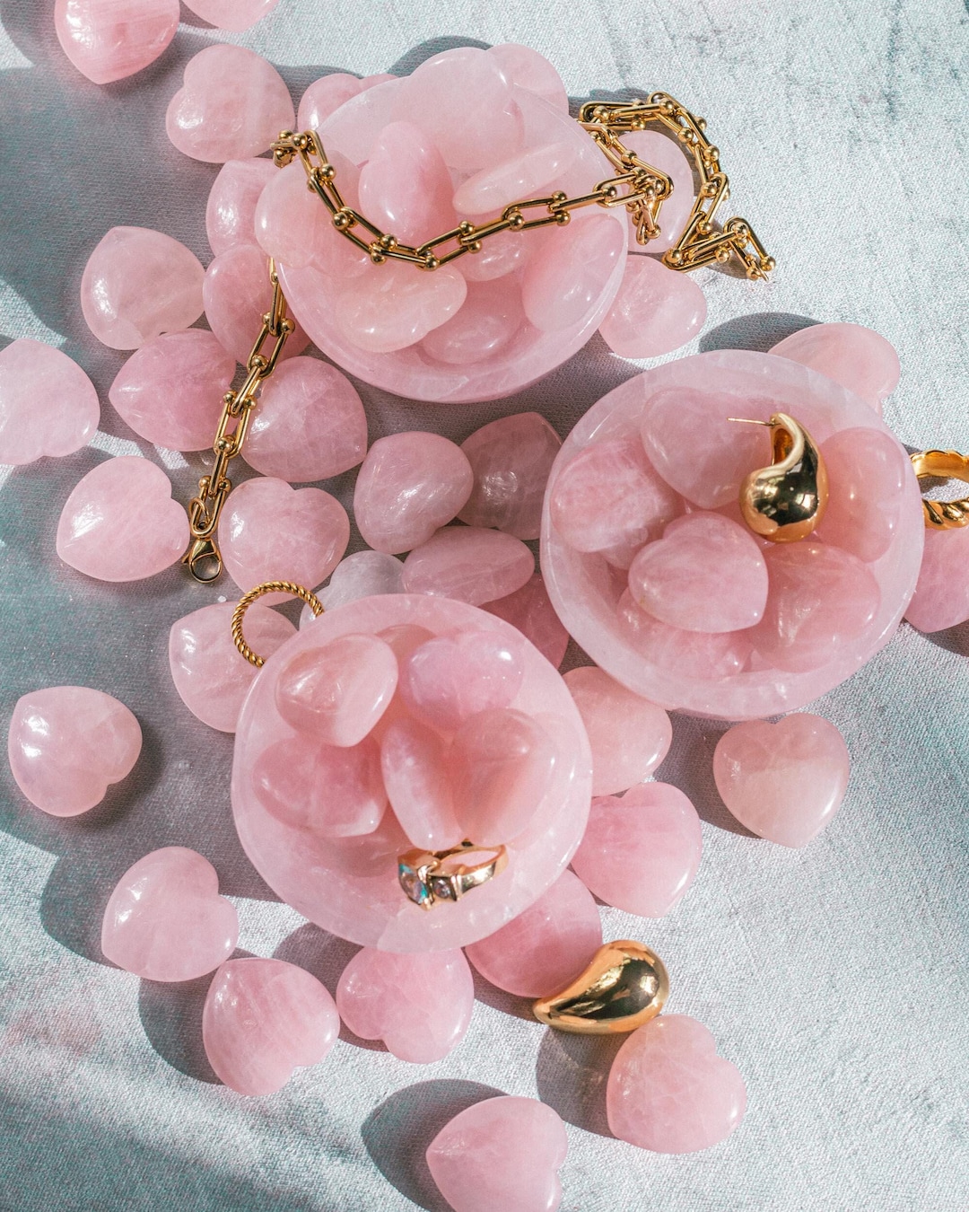 Heart Rose Quartz Crystal - Pink Crystal Heart - Crystal Heart Stone ...