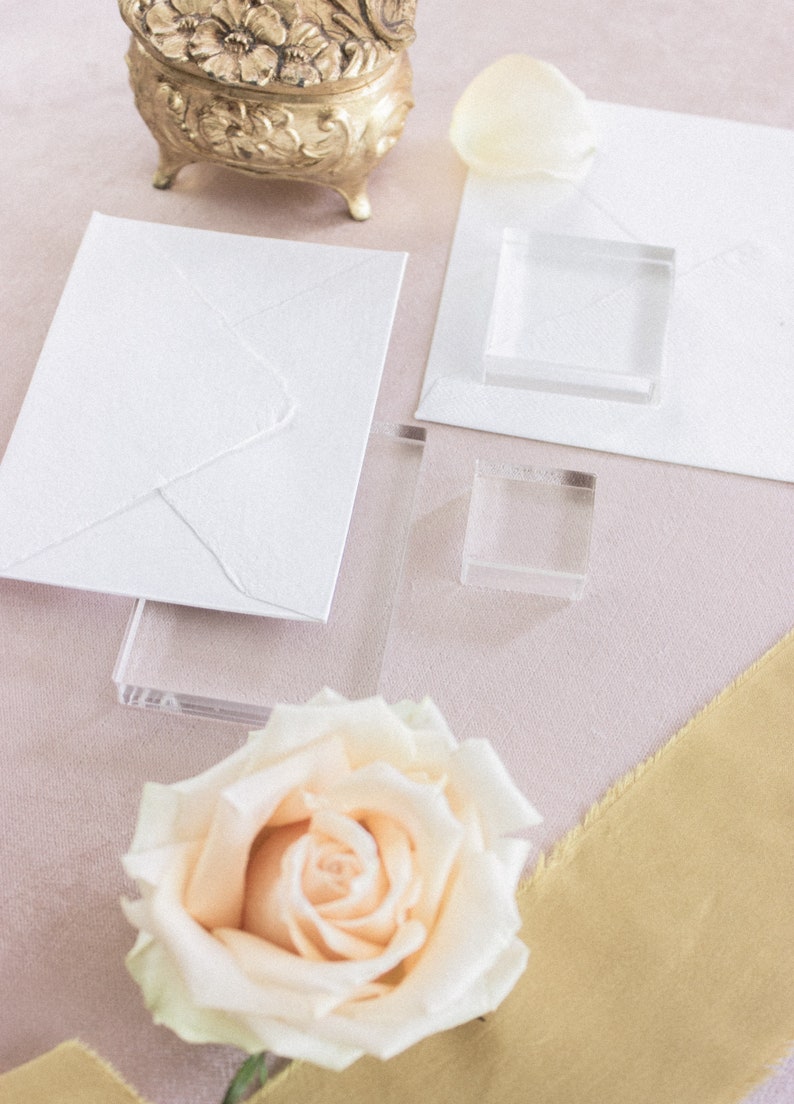 PRO Acrylic Styling Blocks wedding Flat Lay Wedding Style - Etsy
