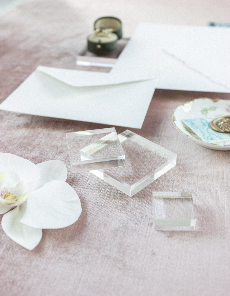 PRO Wedding Styling Kit Acrylic Styling Blocks Flat Lay | Etsy