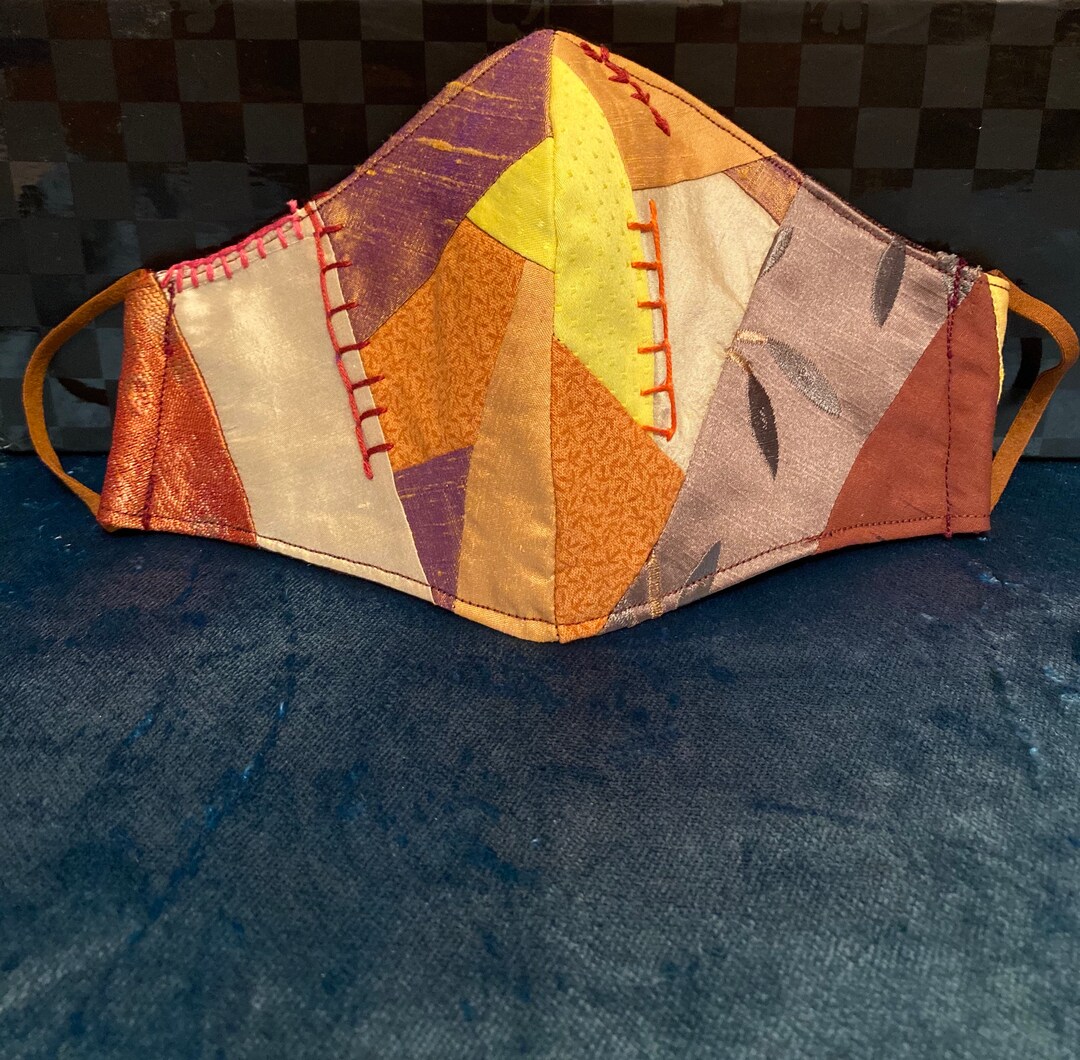 Patchwork Face Mask Coverings - Etsy