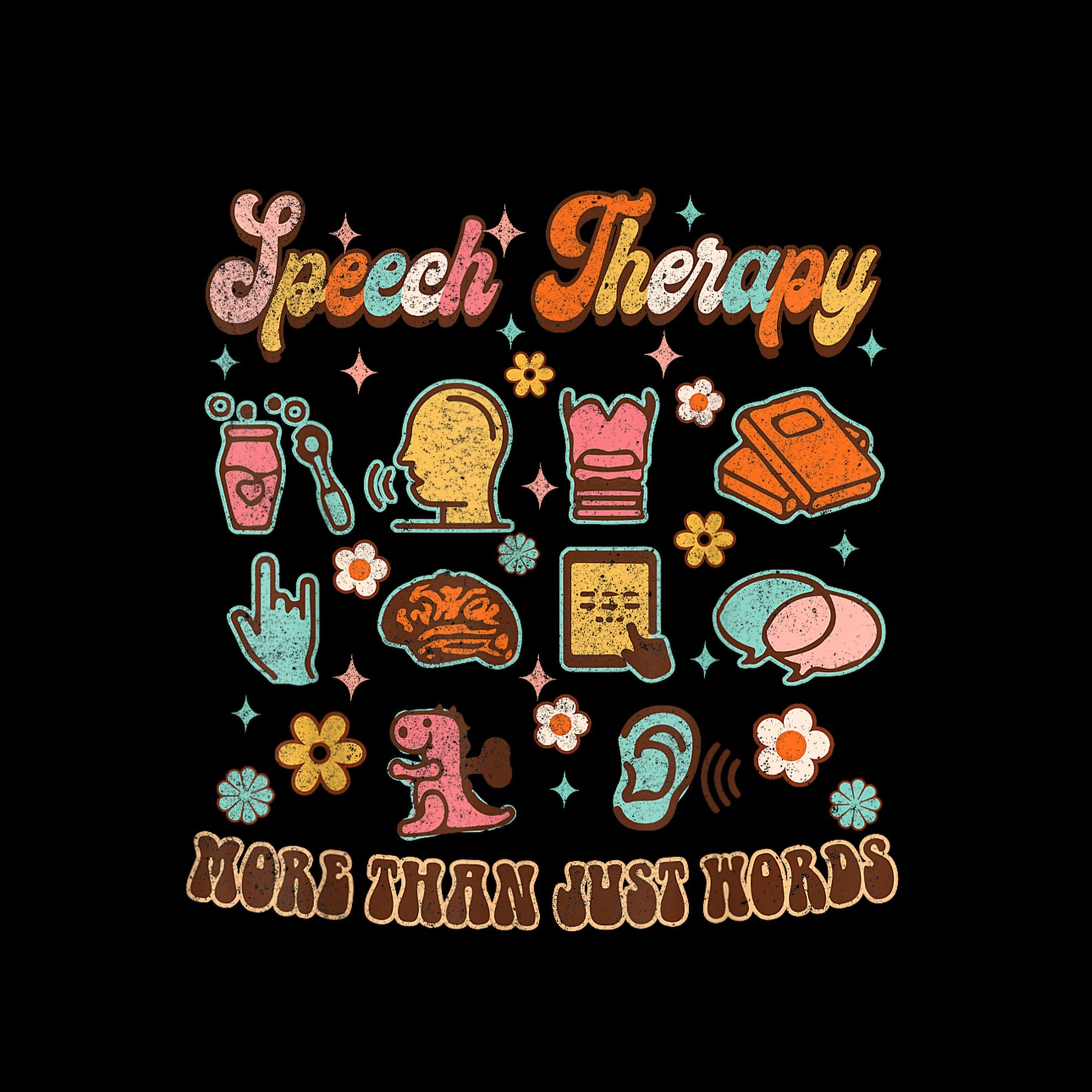 Speech Therapy More Than Just Words Groovy SLP Speechie - Etsy