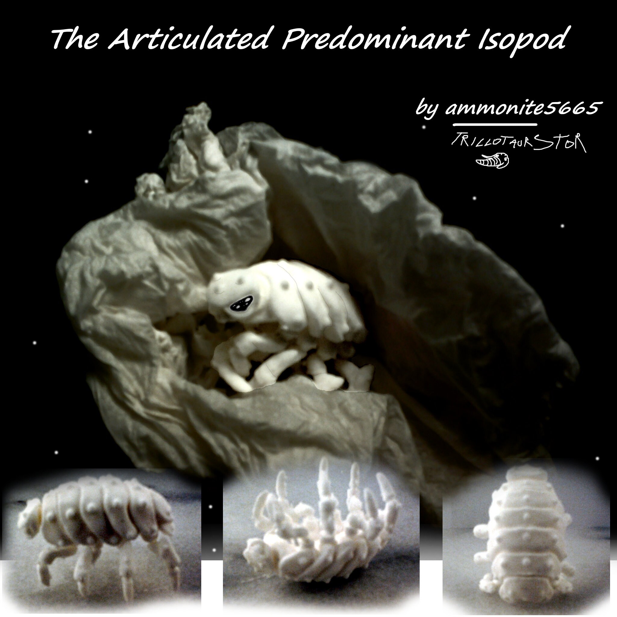 Articulated Predominant Isopod BJD Kit 3D STL Files With & | Etsy