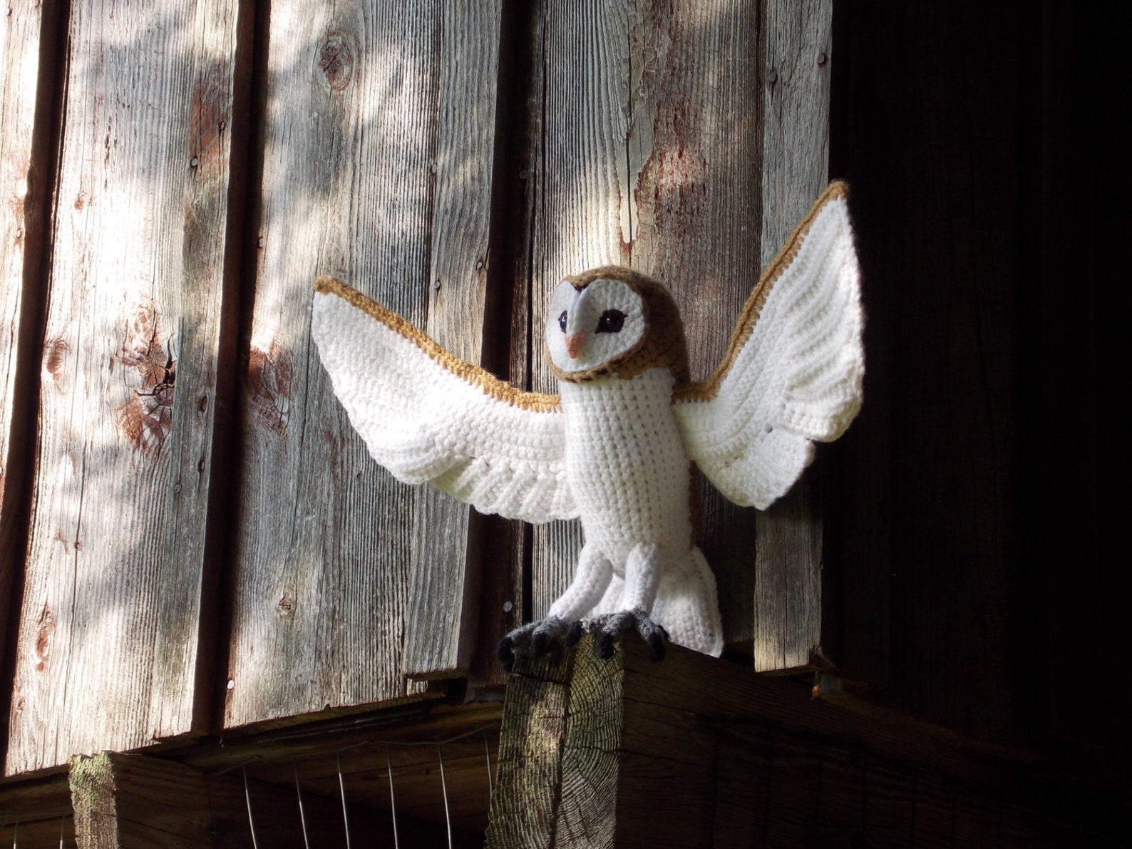 Crochet Barn Owl Pattern (PDF) - Etsy