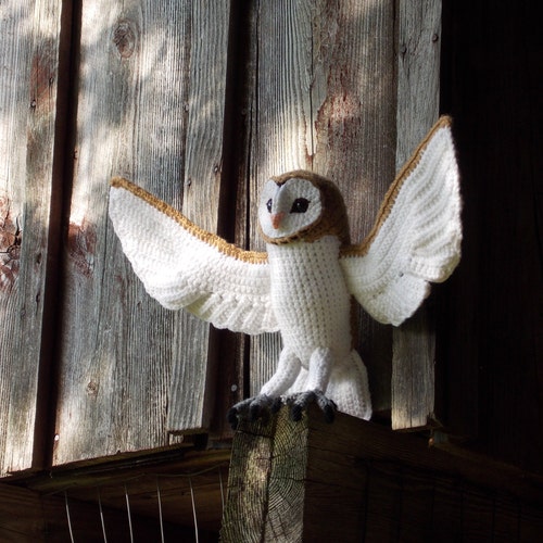 Crochet Barn Owl Pattern PDF - Etsy