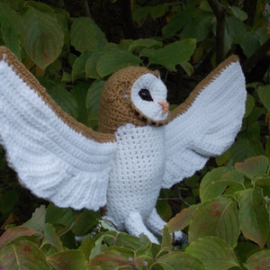 Crochet Barn Owl Pattern (PDF) - Etsy