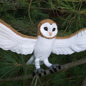 Crochet Barn Owl Pattern (PDF) - Etsy
