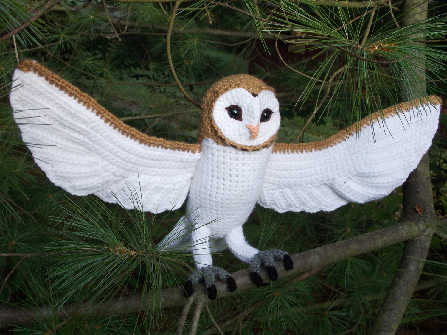 Crochet Barn Owl Pattern (PDF) - Etsy
