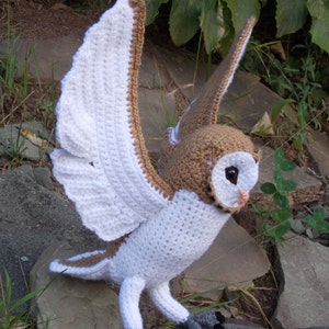 Crochet Barn Owl Pattern (PDF) - Etsy UK