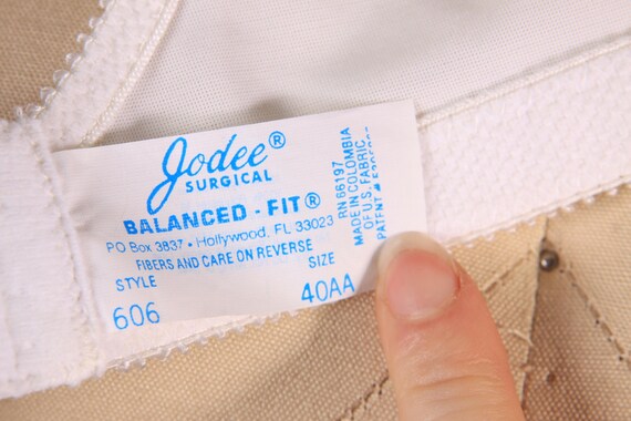 1970s White Lace Trim Bow Detail Bra by Jodee Surgica… - Gem