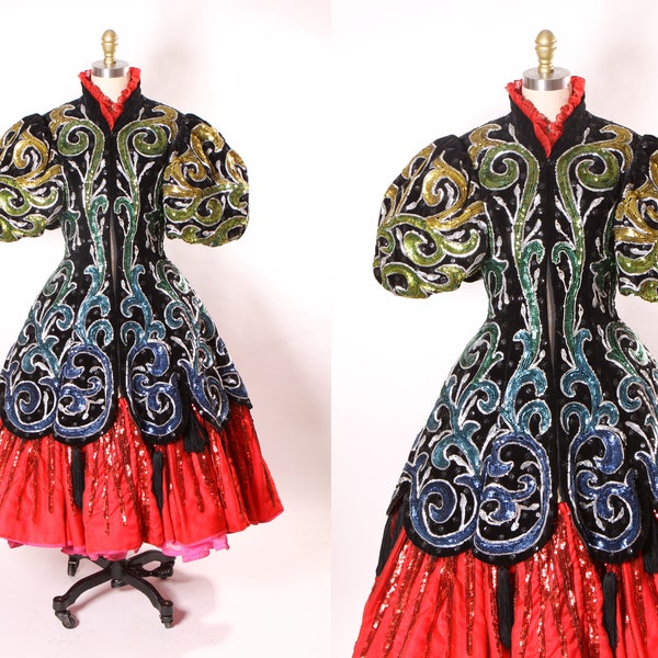 Green Burlesque Dress - Etsy