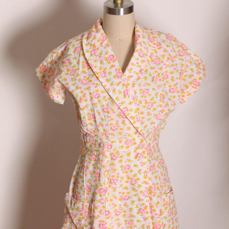 1940s Floral Dress - Etsy
