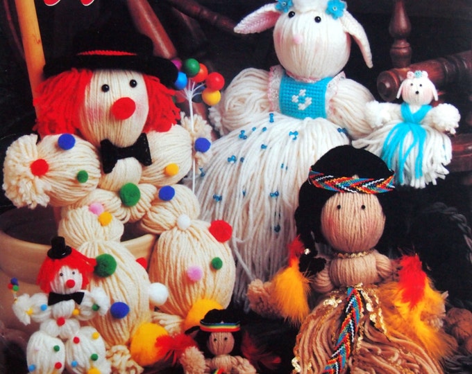 Yarn Mop Dolls by Annie's Attic Vintage Yarn Mop Doll Pattern Booklet ...