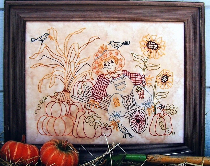 Scarecrow in Wheelbarrow by Robin Kingsley and Bird Brain Designs ...