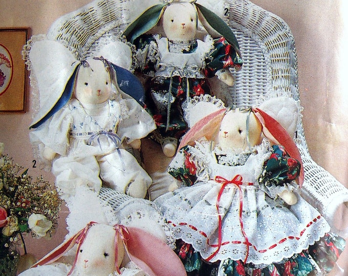 Stuffed Decorative Angel Bunnies and Clothes Simplicity Crafts 0602 / ...