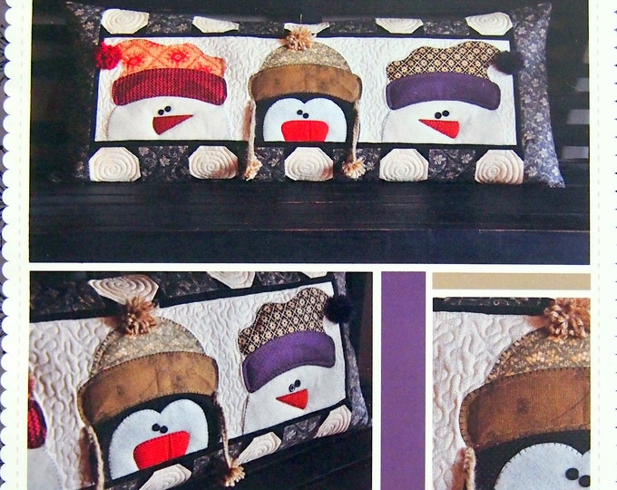 Whimsy Winter Bench Pillow Cover by Kimberbell Applique Sewing Pattern ...