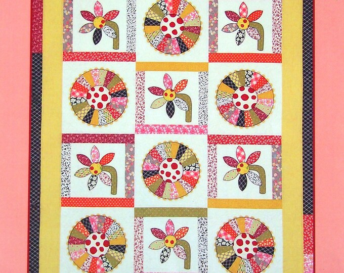 Paper Plates by Quilt Soup Pattern Co. Appliqued and Pieced Wall ...