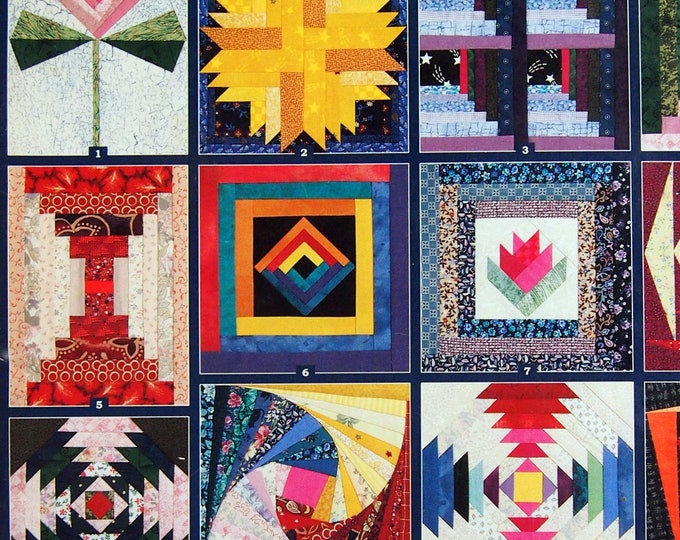 101 Log Cabin Blocks With Full-size Patterns for Foundation Piecing by ...