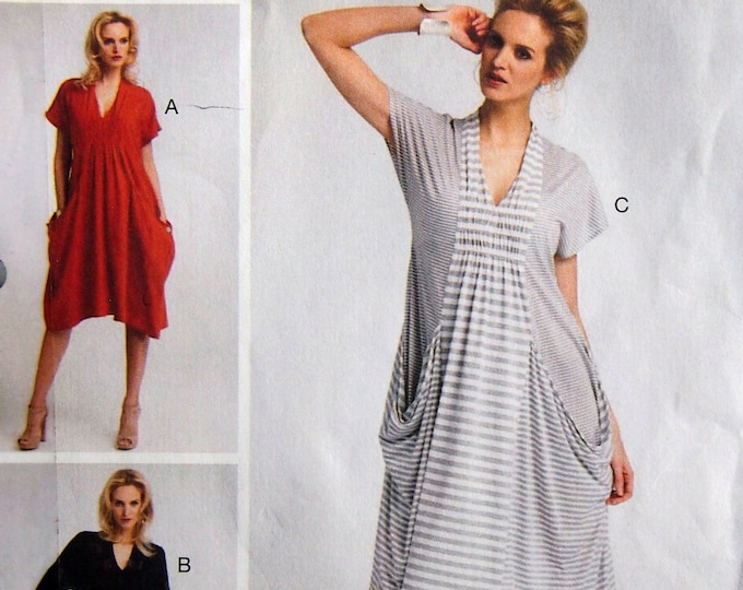 Misses' Dress - Marcy Tilton Vogue Designer Original Size Large, Extra ...