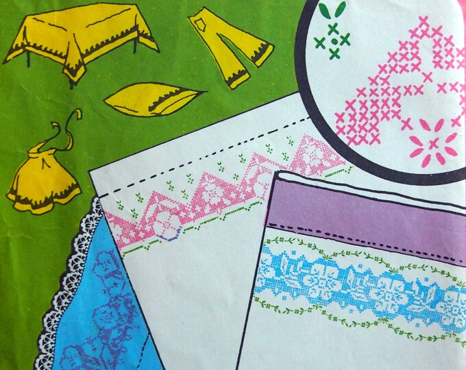 Vogart 712 Lacy Monotone Cross Stitch Designs Repeat Transfer ...