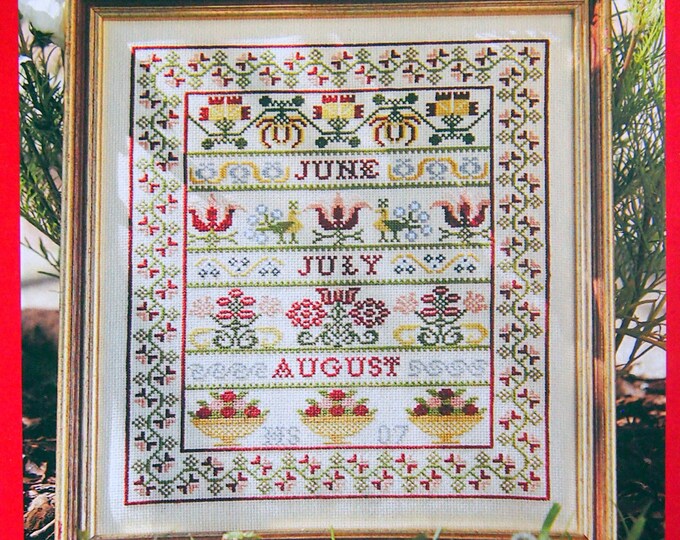 Summer Band Sampler by Historical Sampler Company Cross Stitch Pattern ...