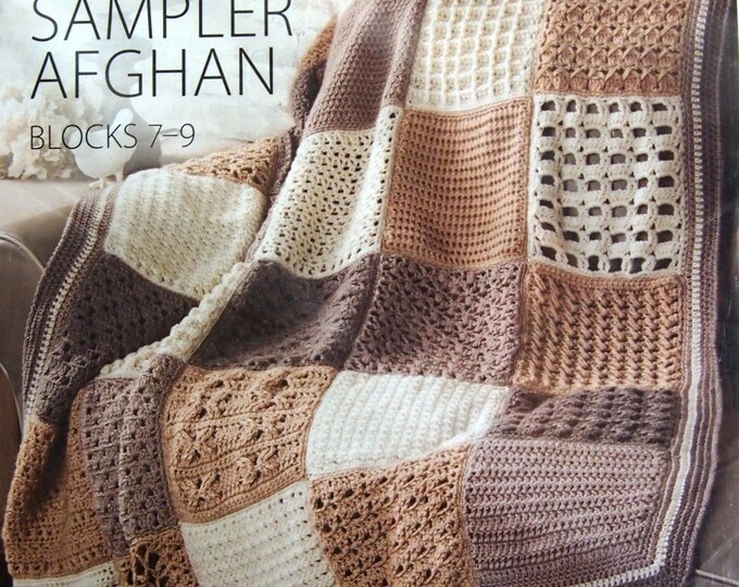 Blocks 7-9 - Stitch Sampler Afghan by Annie's Crochet Block-of-the ...