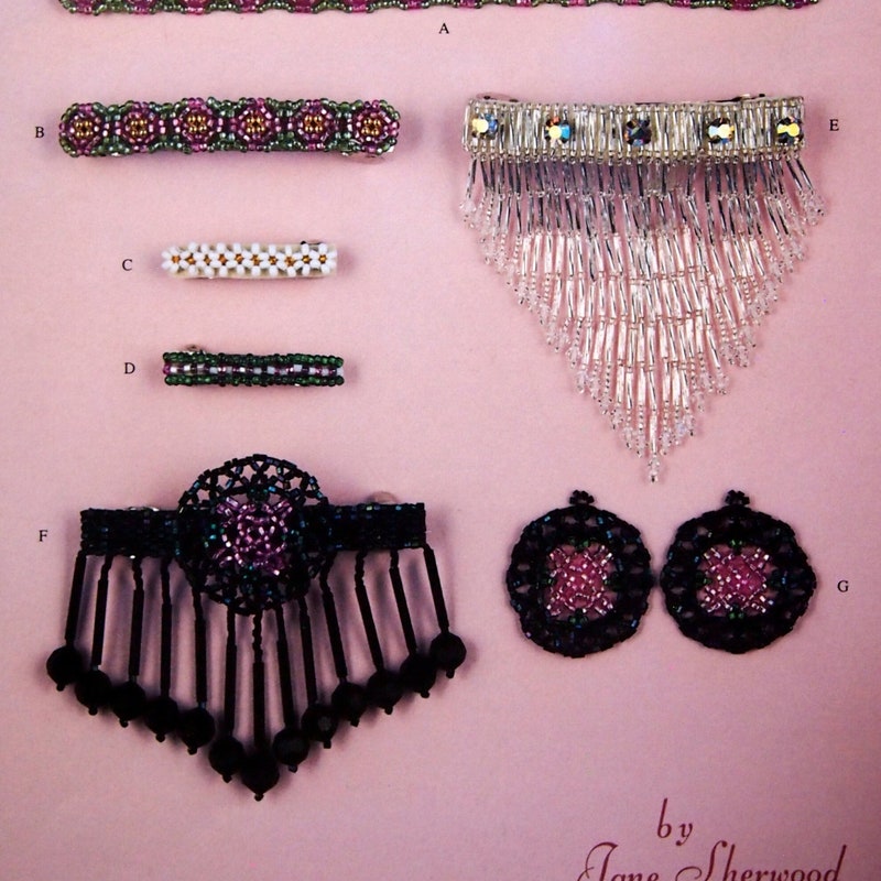 Beaded Barrette Patterns - Etsy
