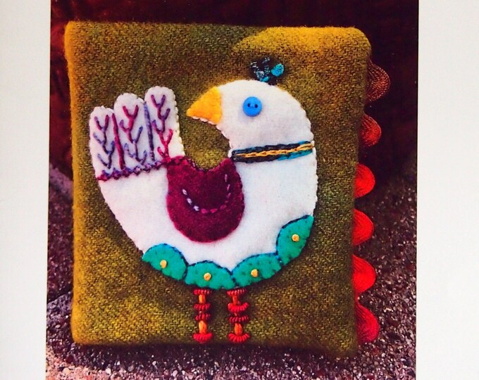 Little Bird Needle Book PDF Pattern for Hand Embroidery on Wool Felt ...