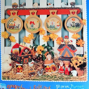 Sunflower Farm - Gingerbread Folk Art by Sharon Furner and Dorris ...