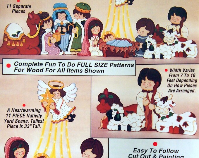 Peace on Earth Nativity Scene by Workshoppe Originals Vintage Tole and ...