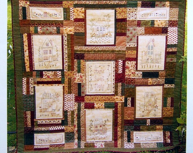 Block 10 of 10 Home Sweet Home by Gail Pan Designs Quilting and ...