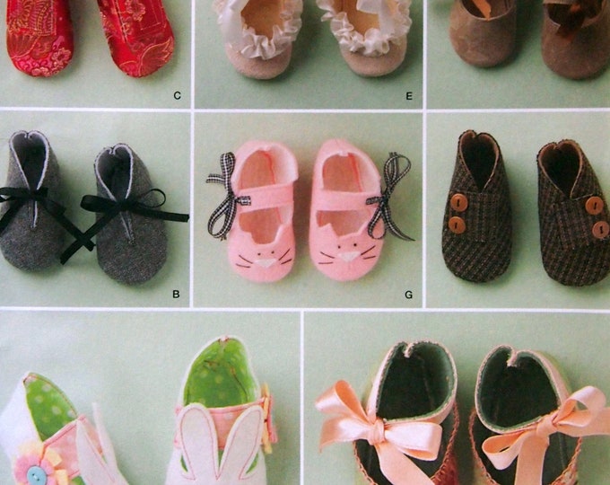 Baby Shoes Simplicity 1710 Uncut Sewing Pattern 2013 - Etsy