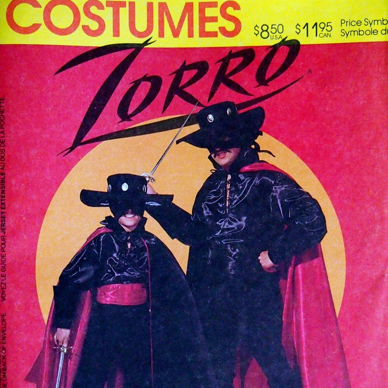 Zorro Costume Etsy
