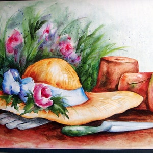 Watercolor - the Garden Scene - Scheewe Art Workshop Series 3 by Susan ...