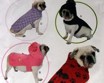 Butterick B6432 Uncut Sewing Pattern for Dog Pet Coats in 4 Sizes - Etsy