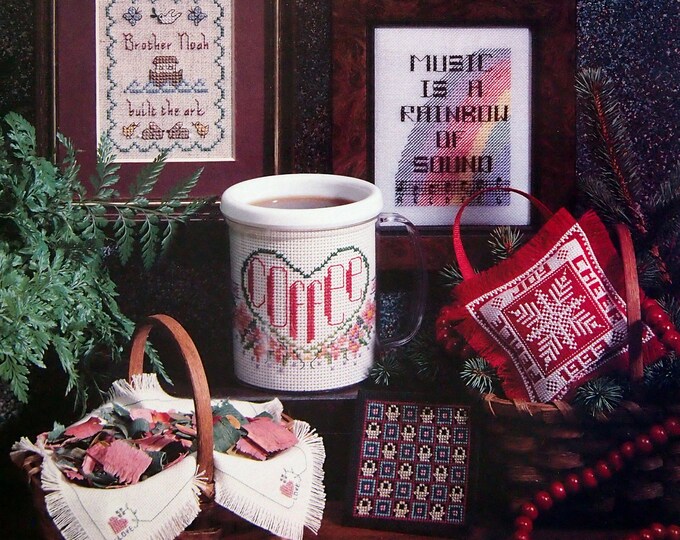 Magnet Magic by Jeannie Perry Vintage Cross Stitch Pattern Leaflet 1982 ...