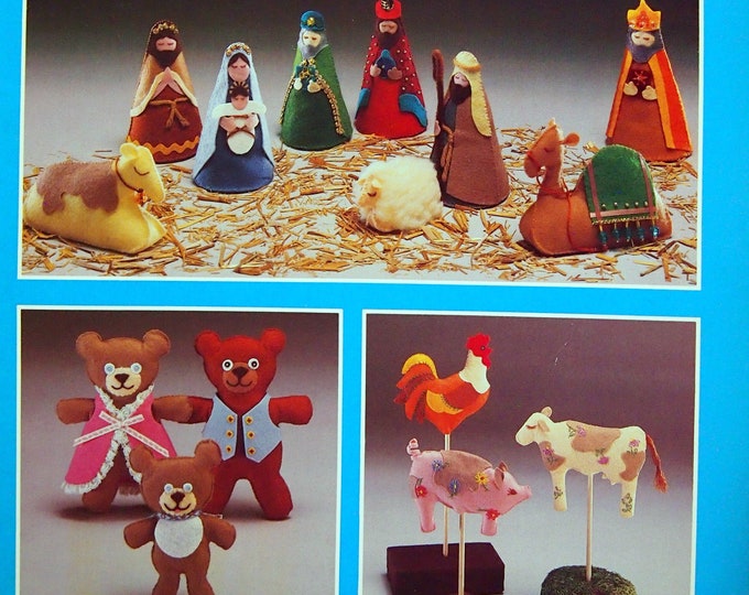 The Great Felt Book Vintage Sewing Pattern Booklet 1984 - Etsy