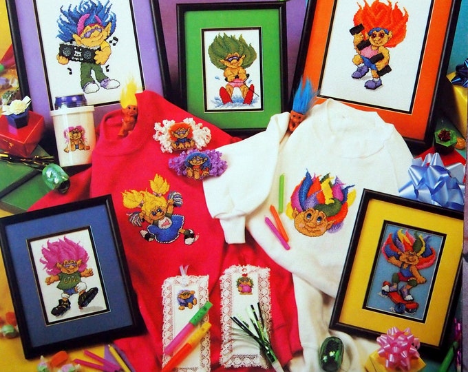 Trolls, Trolls and More Trolls by Great Big Graphs Vintage Counted ...