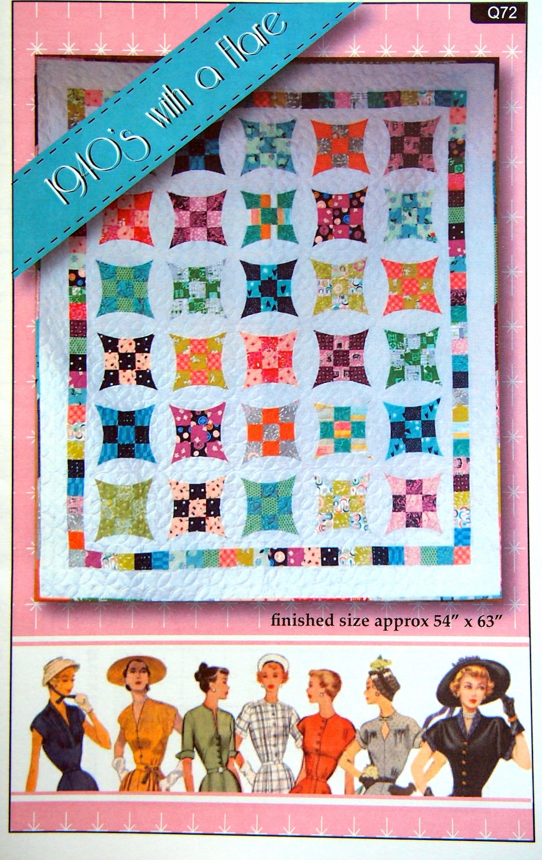 1940's With A Flare by Sandra Workman for Pine Needles Quilt Pattern ...