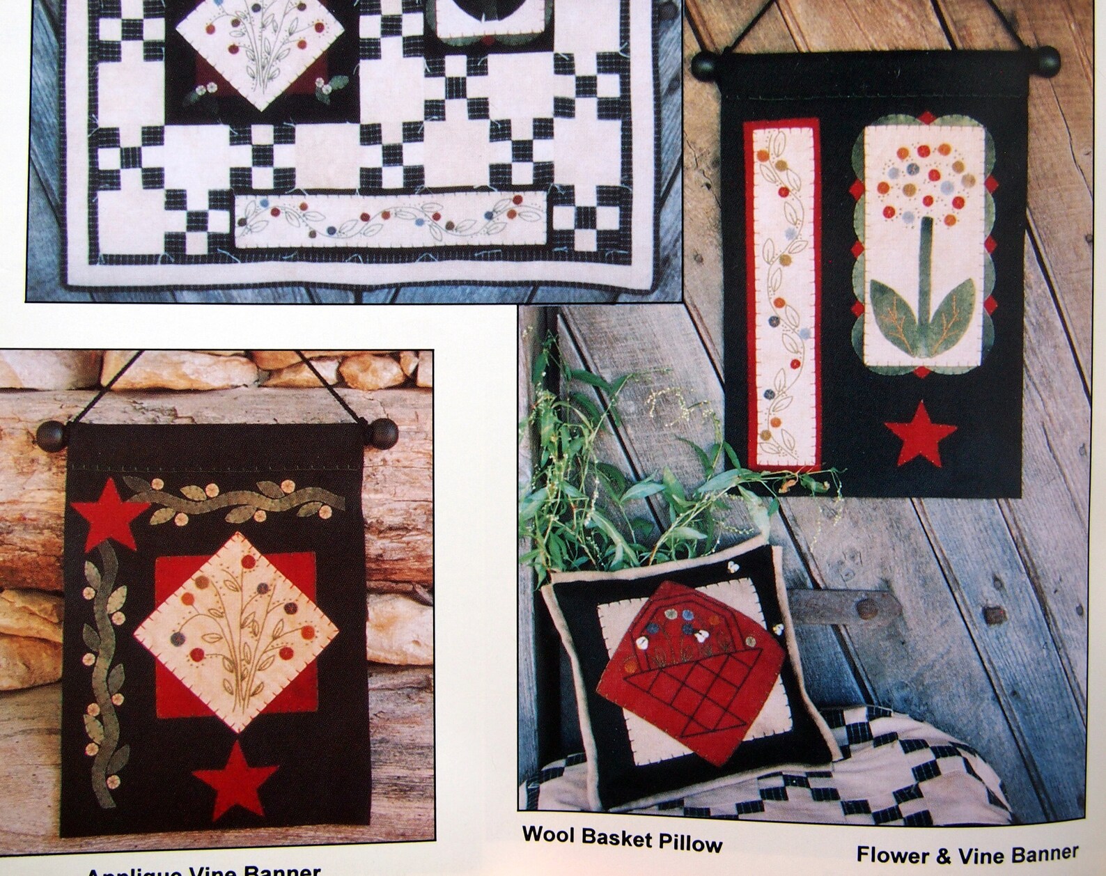 Baskets & Patches - Farmhouse Quilts by Liberty Homestead Vintage ...