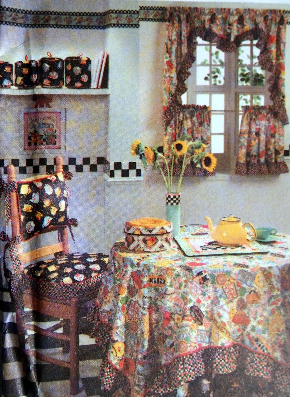 Kitchen Accessories at Home With Mary Engelbreit Simplicity - Etsy