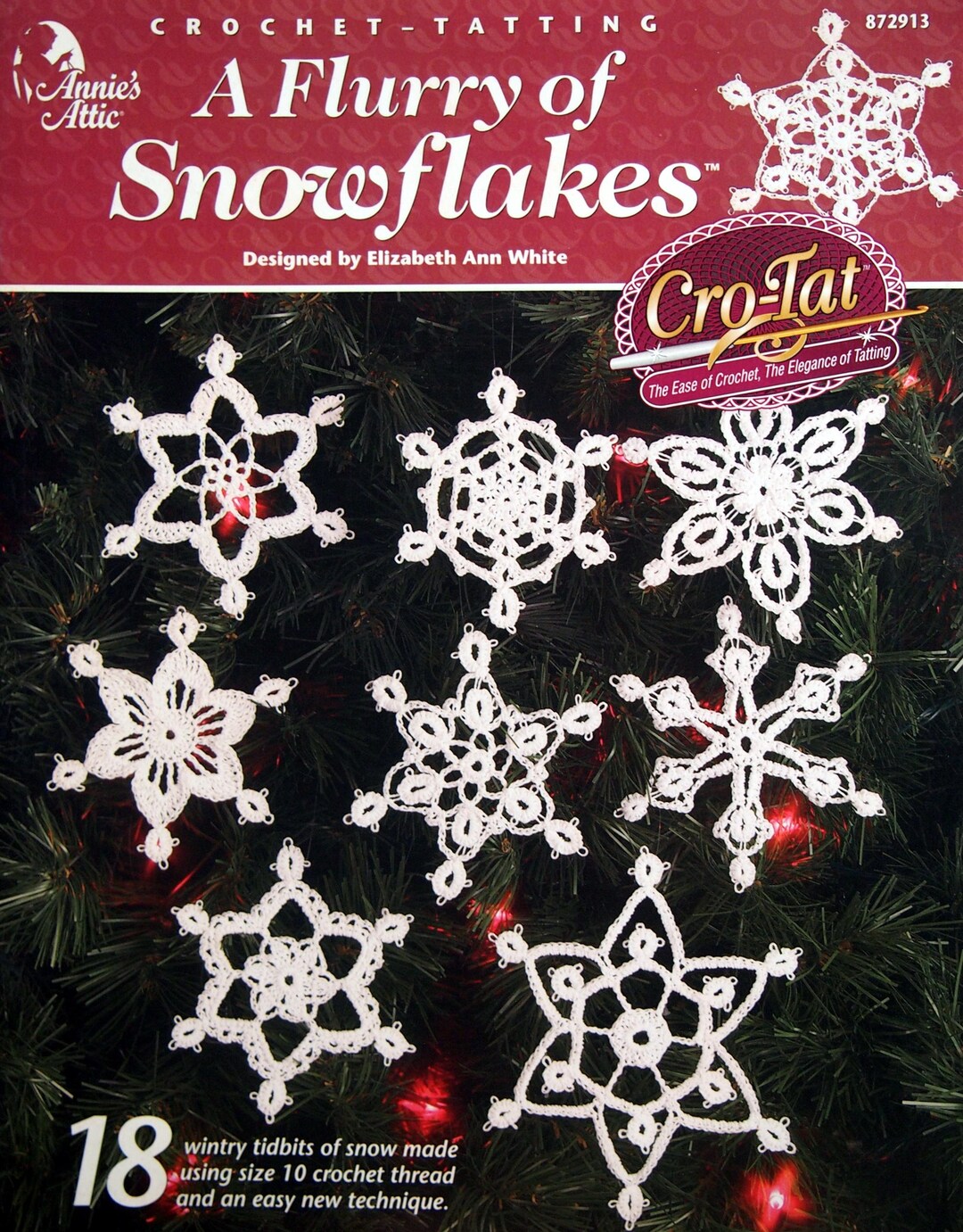 A Flurry of Snowflakes - 18 Designs by Elizabeth Ann White and Annie's ...