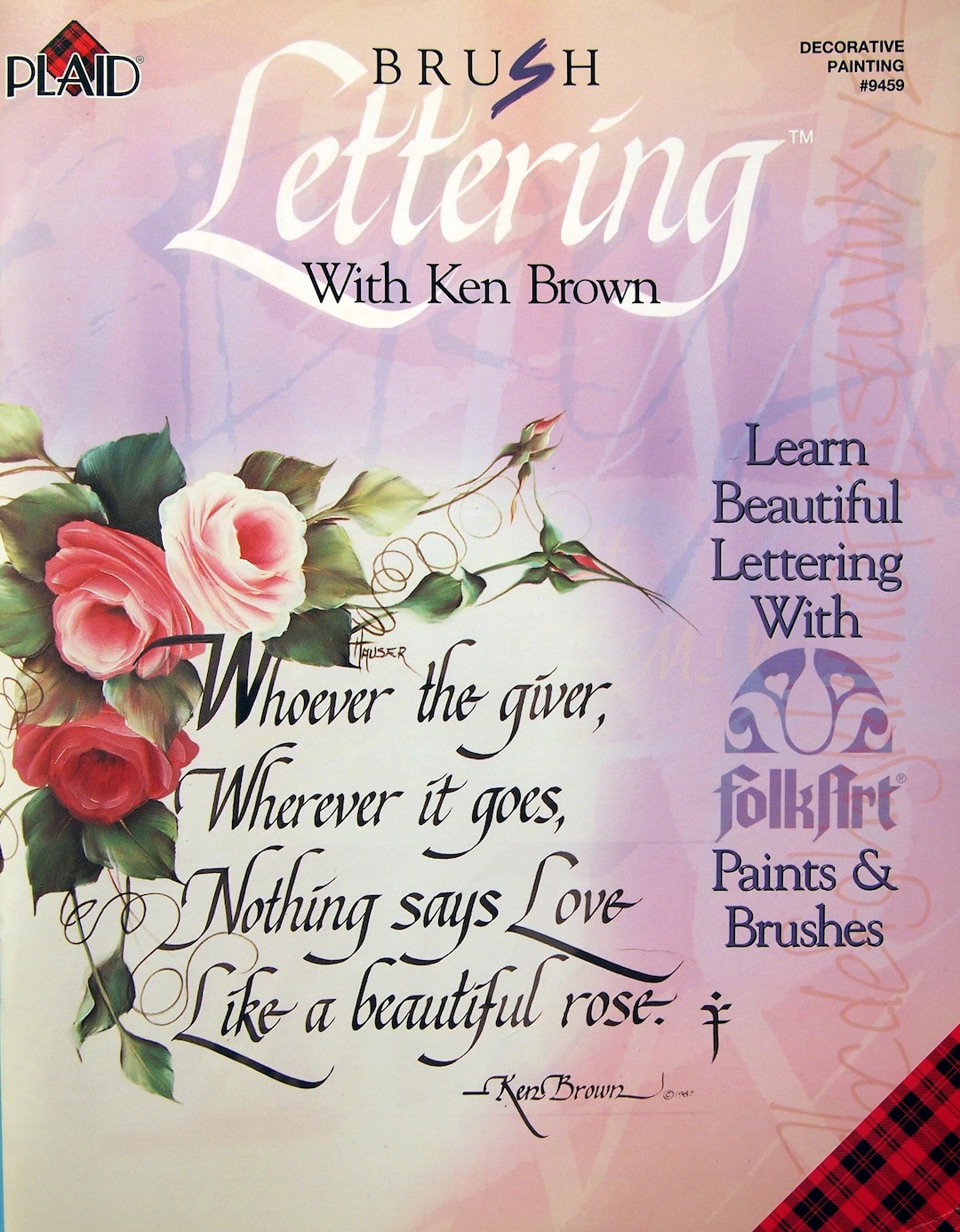 Brush Lettering With Ken Brown Vintage Tole and Decorative Painting ...