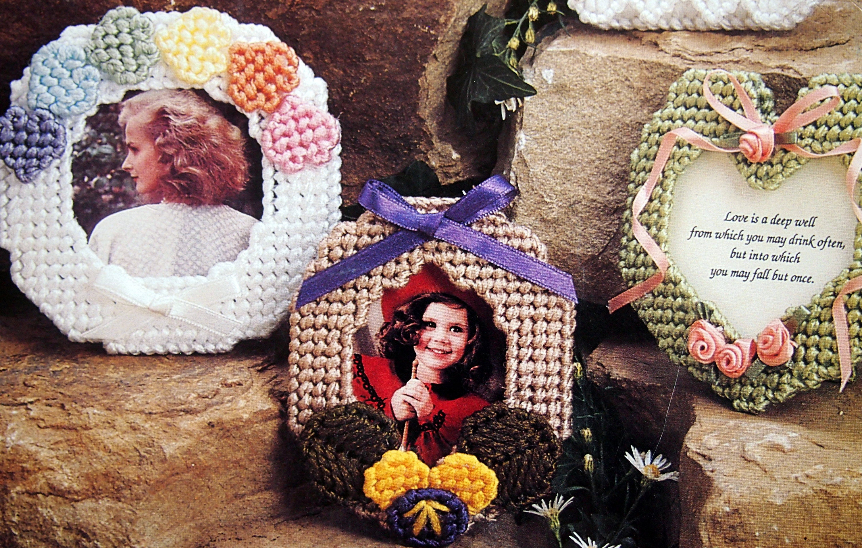 Mini Frames By Vicki Blizzard Vintage Plastic Canvas Pattern | Etsy