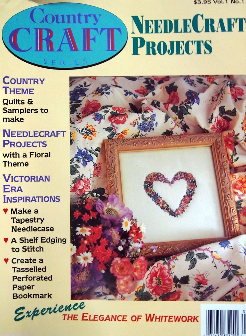 Needlecraft Projects Vol. 1 No. 1 Country Craft Series - Etsy