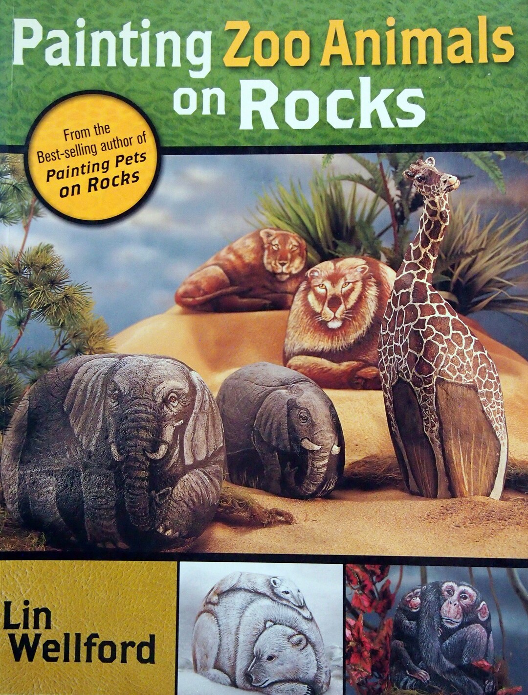 Painting Zoo Animals on Rocks by Lin Wellford Paperback Decorative ...