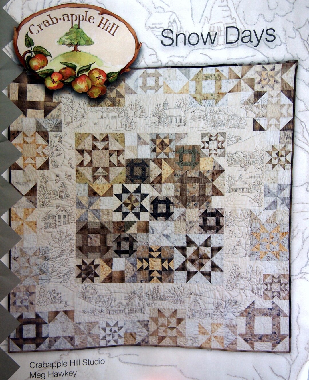 Snow Days by Meg Hawkey and Crabapple Hill Embroidered Quilt Pattern ...